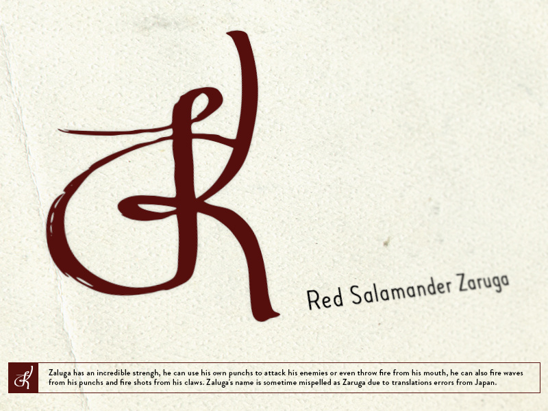 Red Salamander Zaruga by Matt Benson on Dribbble