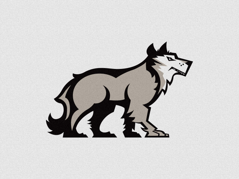 Goofy Wolf by Adam Martin on Dribbble