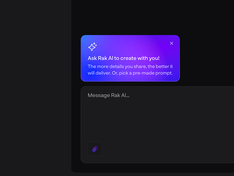 Rak AI Dark Mode - GPT Chatbot AI Model UI Design by Rakibul 🏀 on Dribbble