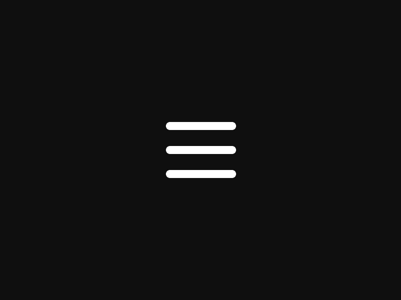 Hamburger Menu Animation by Eli Fitch on Dribbble