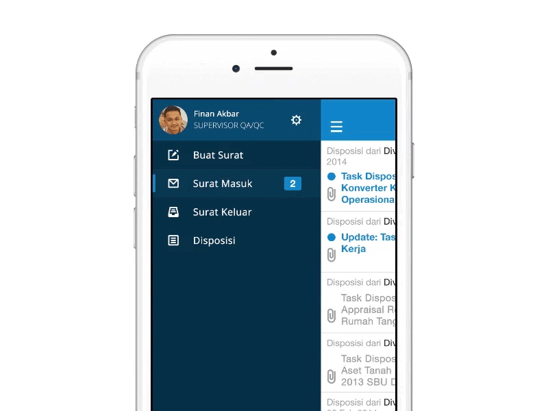 Side Menu Animation with Framer by Finan Akbar on Dribbble