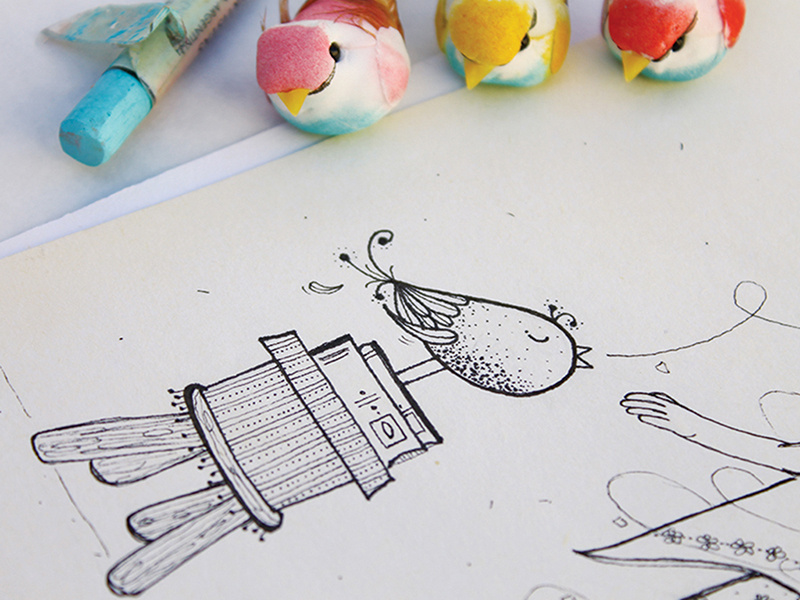 Bird draft by Pam Schiavone on Dribbble