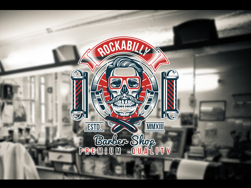 rockabilly barber shop by inumocca on Dribbble