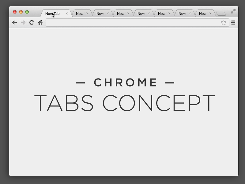 Google Chrome Tabs Concept by Eugene Tonev 🇺🇦 on Dribbble