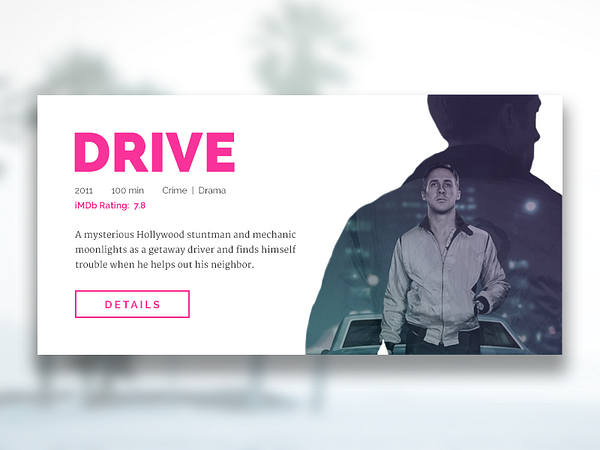 Day 049 | Movie Card by Ty Fortune on Dribbble