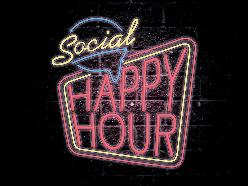 The Social Happy Hour by Mike Meulstee on Dribbble