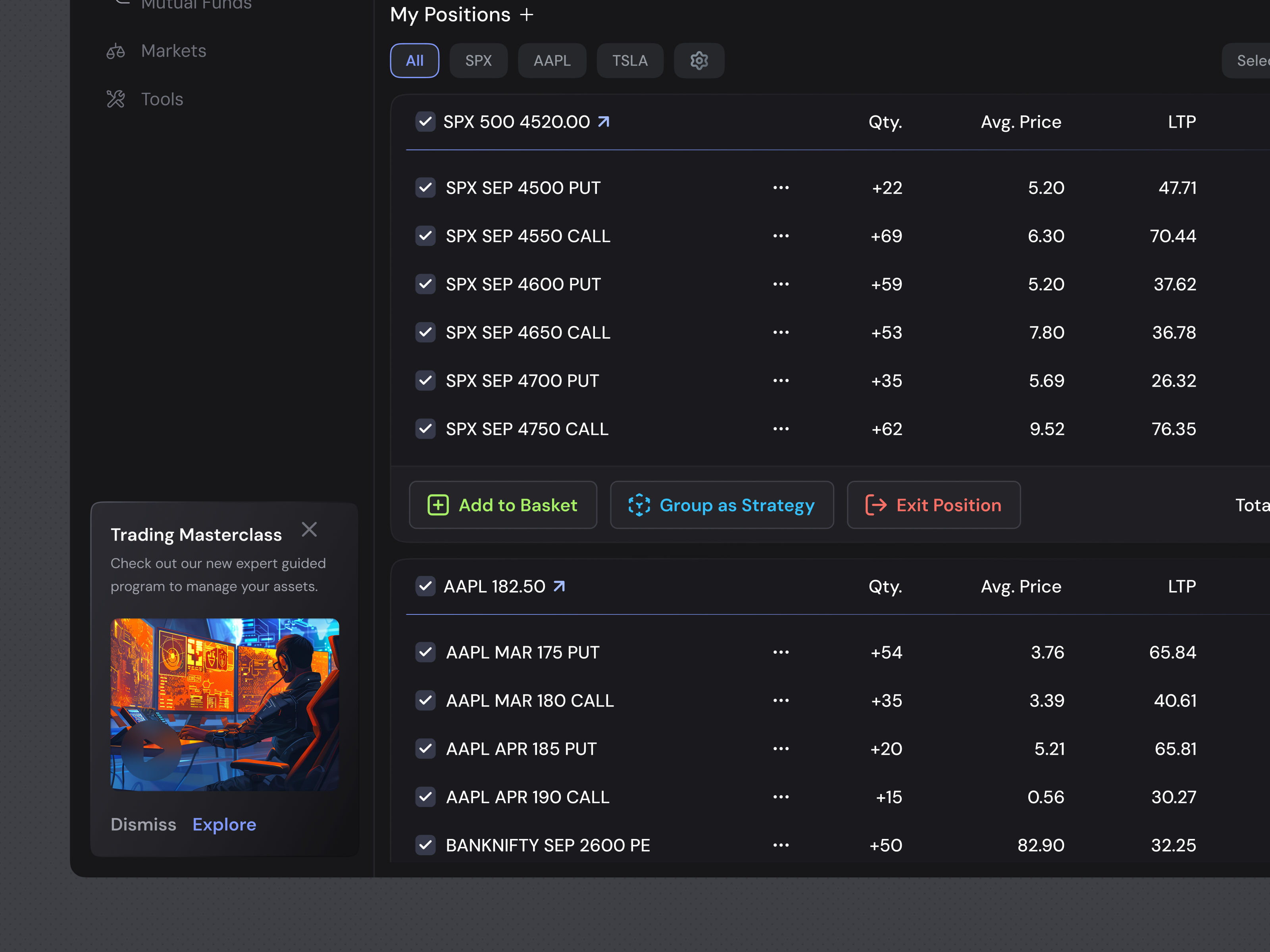 🤑Credly - F&O Page - Fintech Dashboard by Akshay Hooda for Rare™ on Dribbble