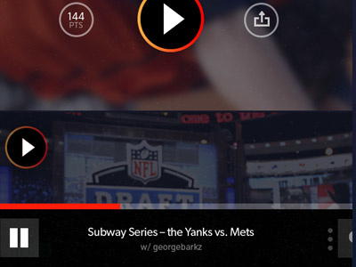 Rabble.tv redesign launched by Brian Hoff on Dribbble