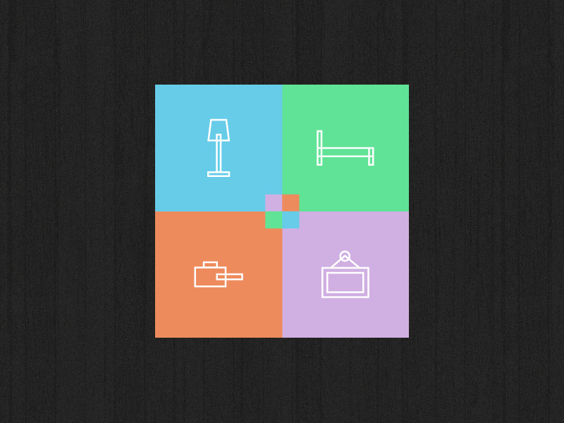 Home Interior Icons by MadeByStudioJQ on Dribbble