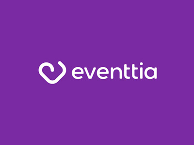Eventtia, creative technology for events, logo design by Alex Tass ...