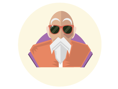 Master Roshi Animation by Ivan | Chill Desk on Dribbble