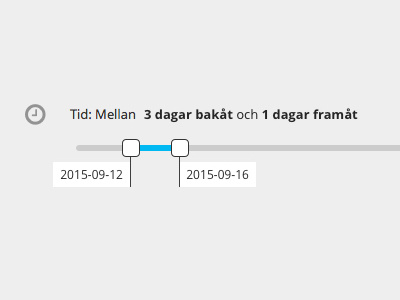 Time interval slider by Joyce Chow on Dribbble