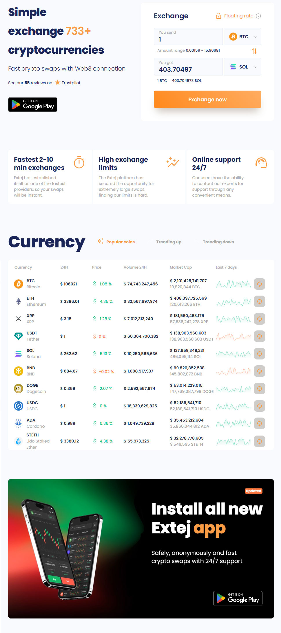 Swap Page UIUX Design for Financial Dashboard React Web Template by ...