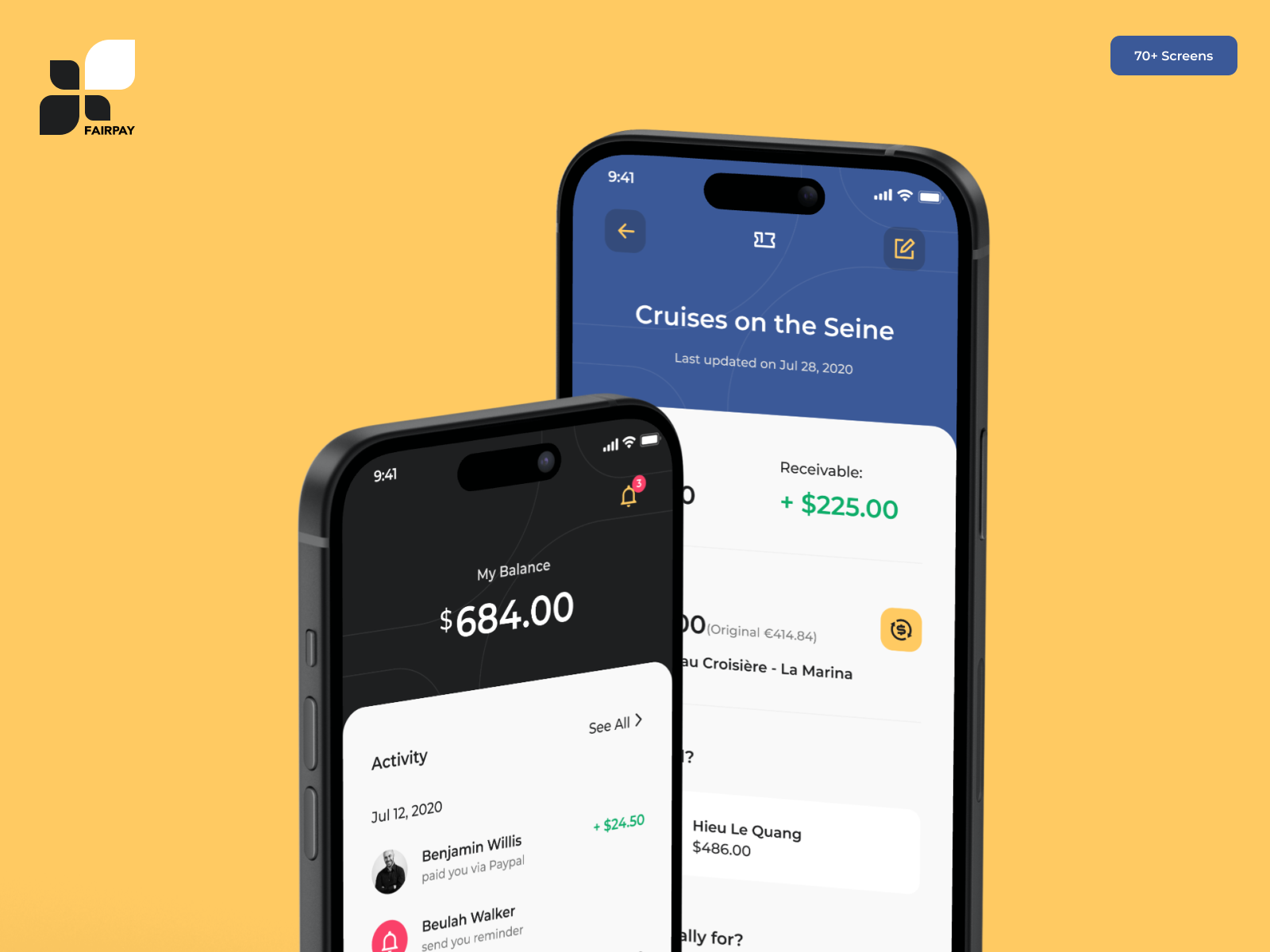 Split Bill React Native App Template by Tiep Nguyen on Dribbble