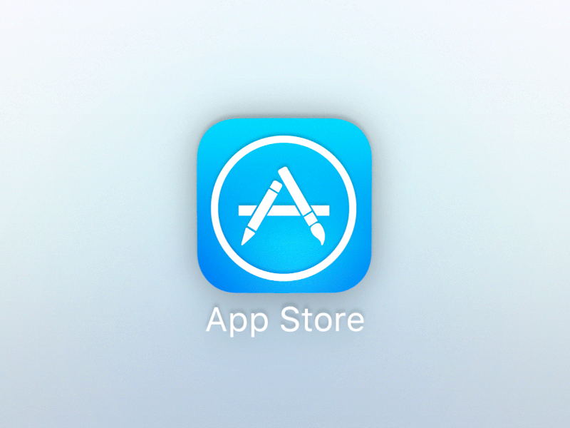iOS Parallax Icon: #002 — App Store by Jason Zigrino on Dribbble