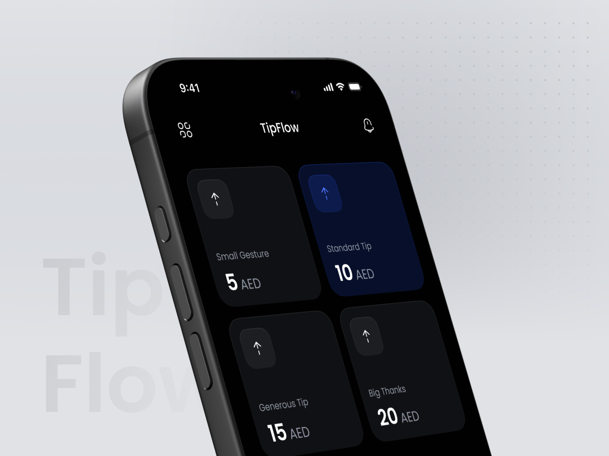 TipFlow – A Seamless Tipping Experience by Sami Bkhes on Dribbble