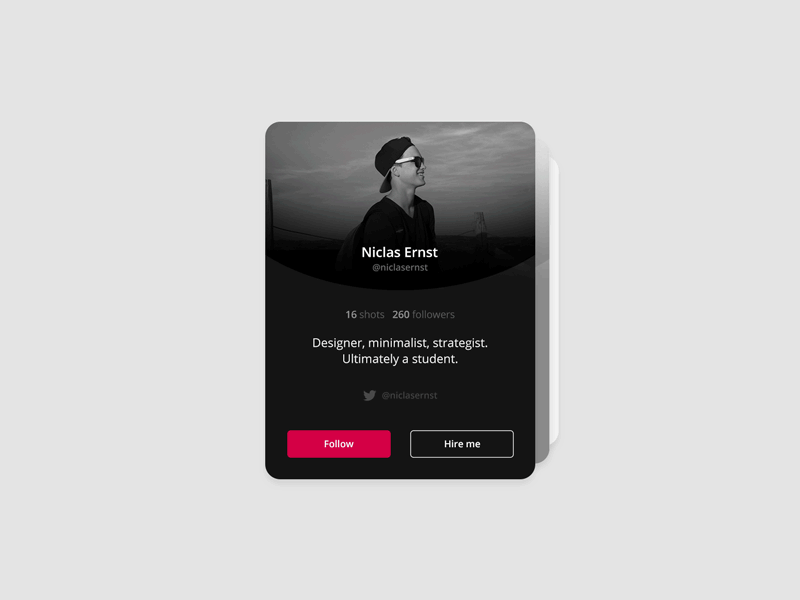 Follow Profile Social designs, themes, templates and downloadable ...