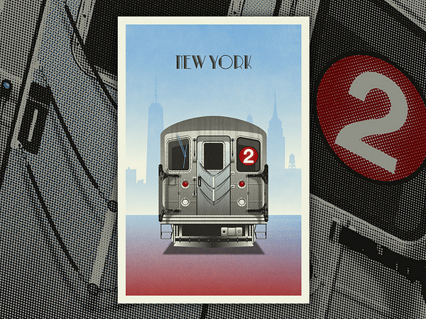 New York Subway by Michael Lanning on Dribbble