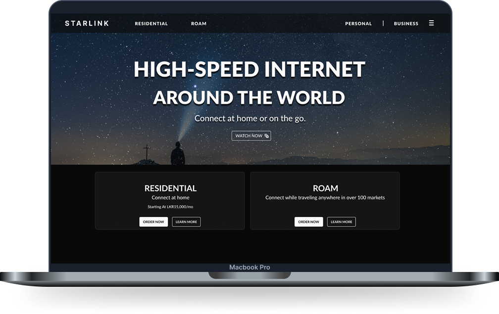 Starlink web UI 2025 Redesign... by DesignMap on Dribbble