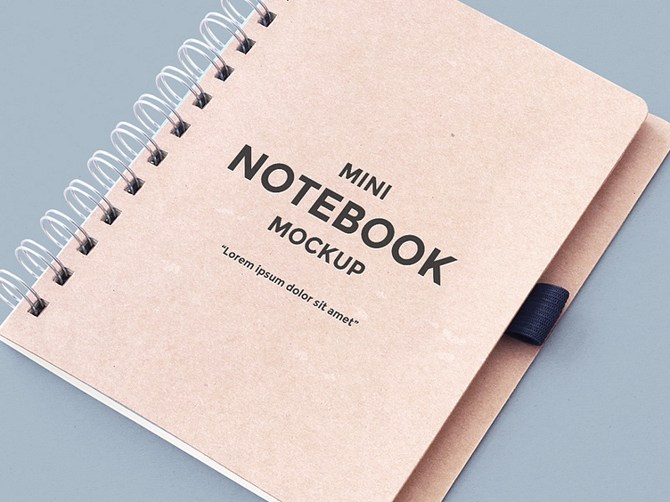 Freebie: Mini Notebook Mockup by AlienValley on Dribbble