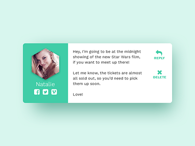 UI Element Challenge -- Day 099 Message Notification by James Lucia on ...