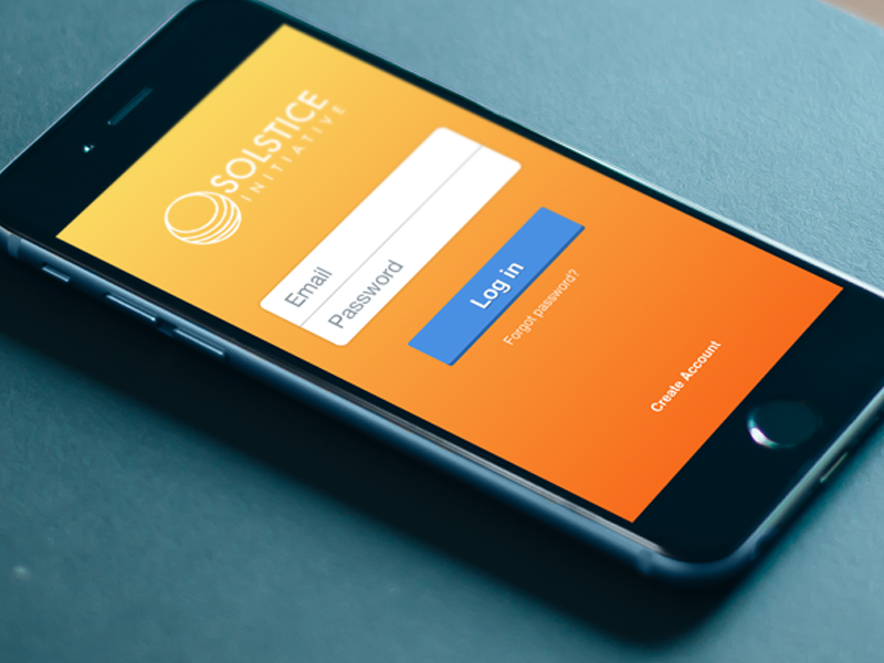 Solstice Login by Joshua Litchfield on Dribbble