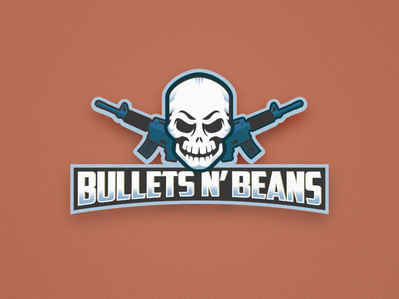 Bullets N' Beans - Logo by Taylor Reiman on Dribbble