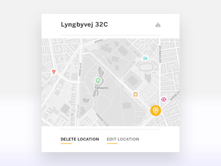 Location Tracker by 𝕵𝔢𝔞𝔫 on Dribbble