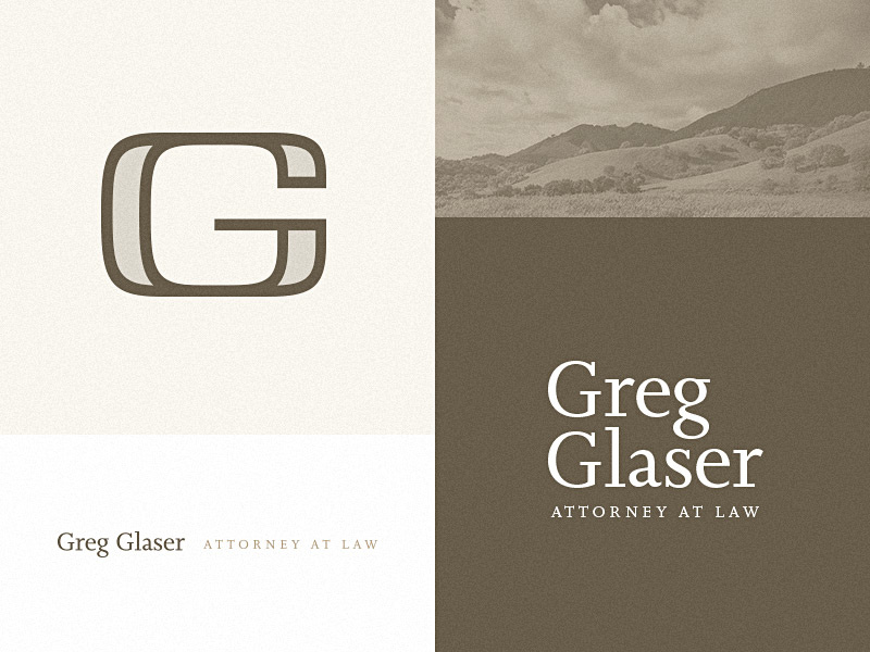 Greg Glaser Branding by Ryan Fernandez on Dribbble