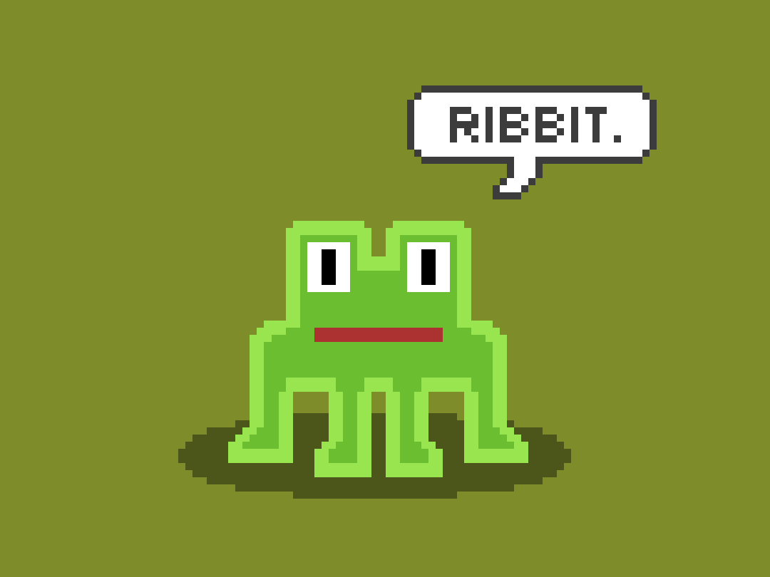 Frog Ribbit by Destiny Odionye on Dribbble