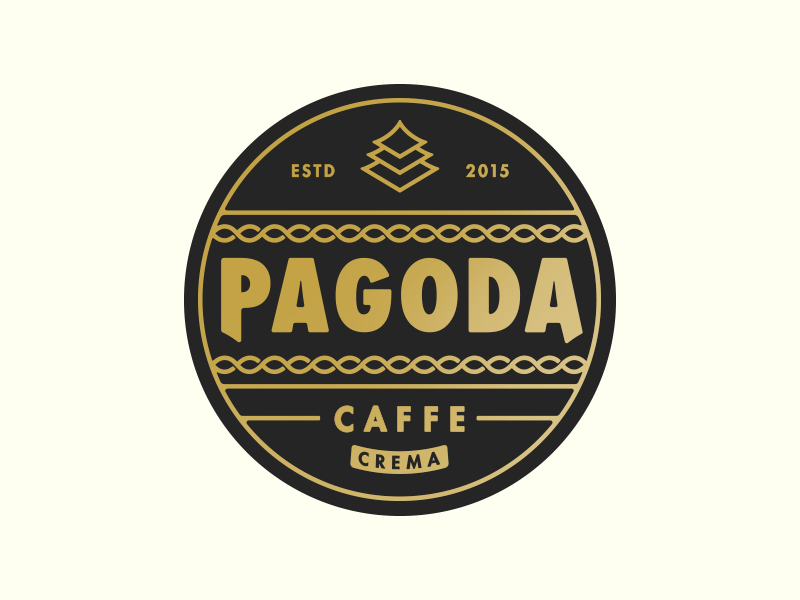 Pagoda Sign by Greg Fisk on Dribbble