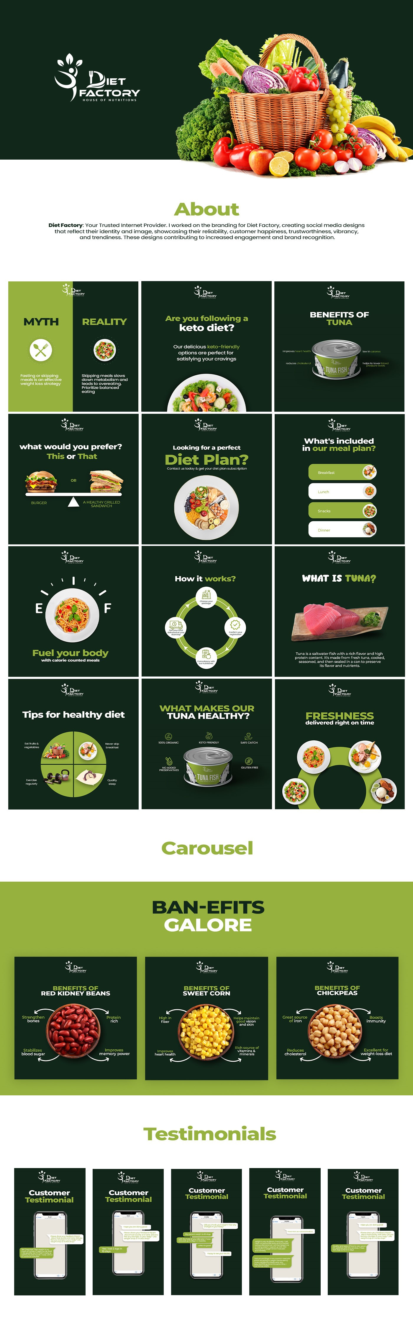 Diet Factory by Stephany Centeno on Dribbble
