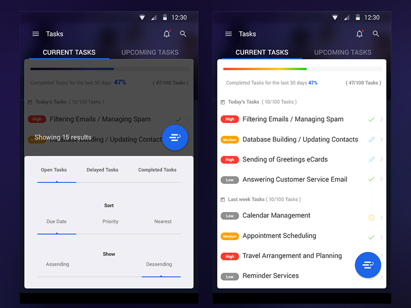 Android App UX/UI by Mari Joe on Dribbble