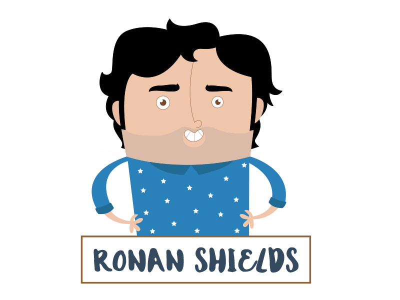 Ronan Shields Caricature by Elizaveta Shapkina on Dribbble