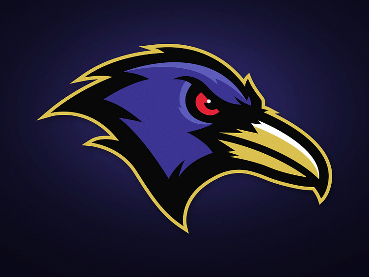 Baltimore Ravens Concept Logo by Brandon Williams on Dribbble