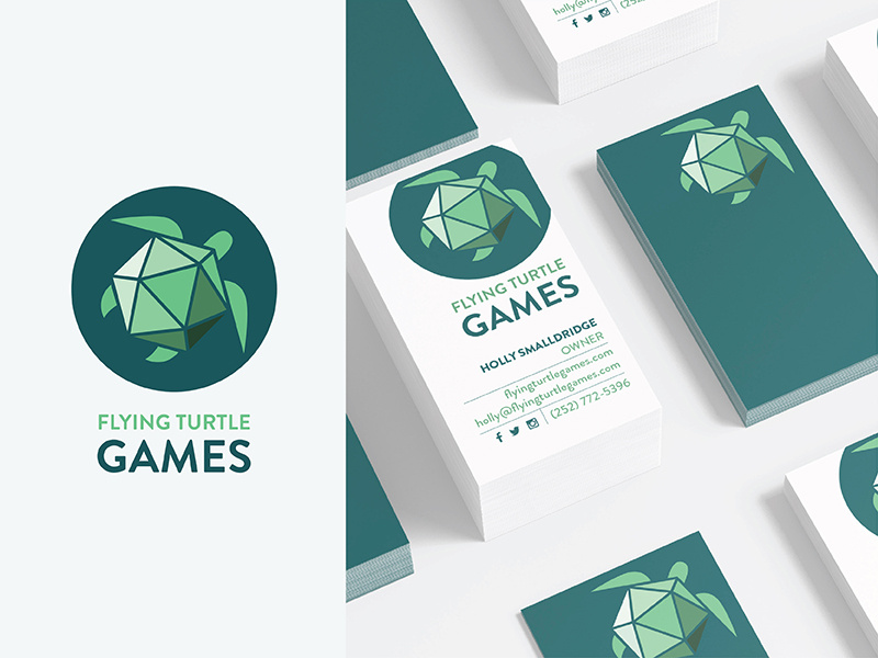 Flying Turtle Games by Renn Jarrett on Dribbble