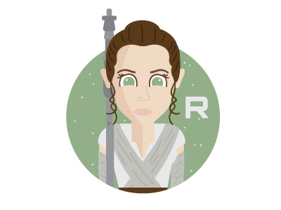 R is for Rey by Nate Farro on Dribbble