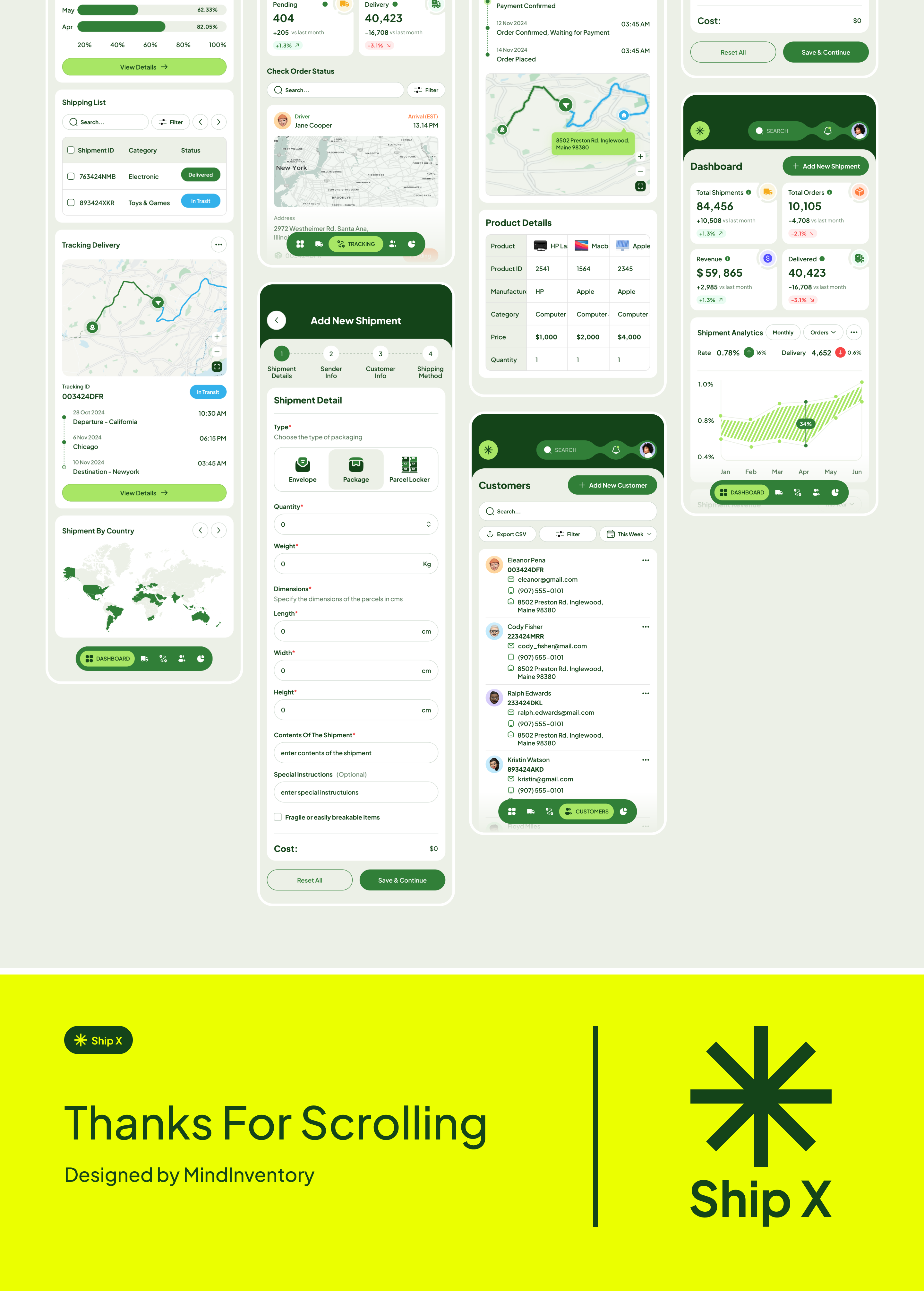 Ship X - Shipping Management System by MindInventory UI/UX on Dribbble
