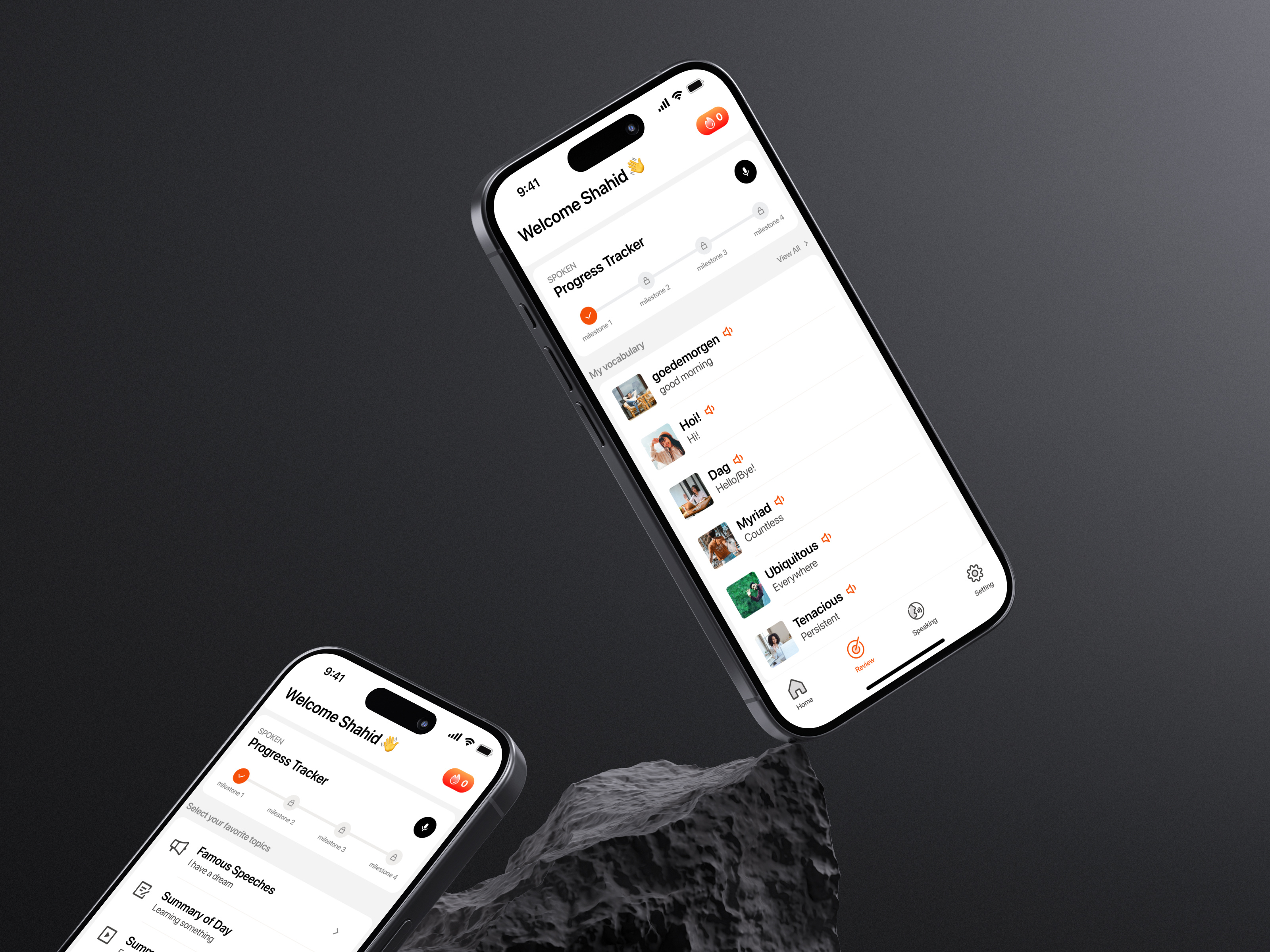 SpeakEase - Language Learning Mobile App by Shahid Miah UI UX Designer for Wavespace - UI/UX ...