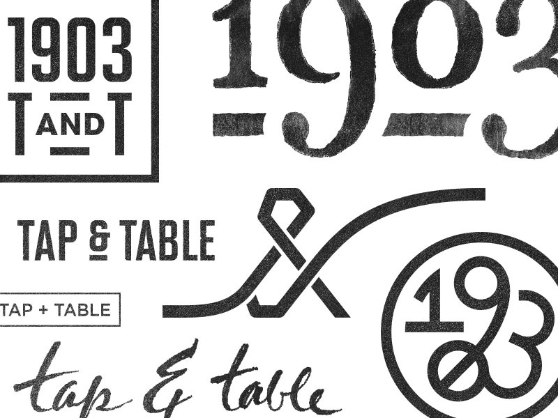 1903 Tap & Table - Scratch by Jack Christie on Dribbble