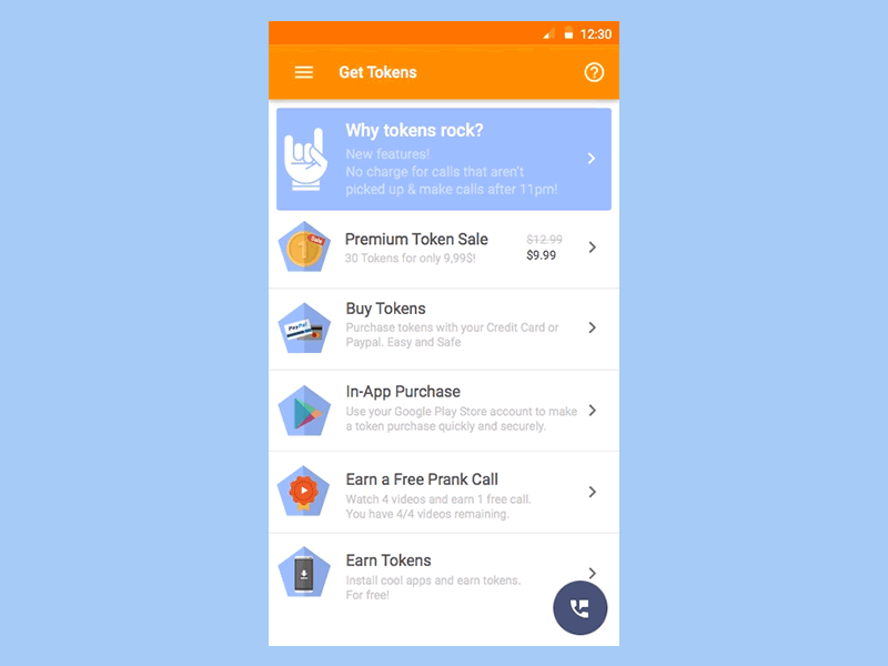 FAB animation by Veronika Lkv for Cleveroad on Dribbble