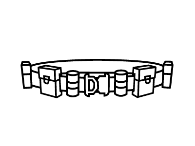 Utility Belt Icon by Sonny Hill on Dribbble