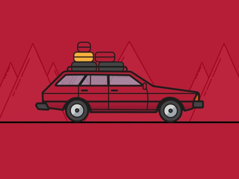 Driving along by Michal Juricek on Dribbble