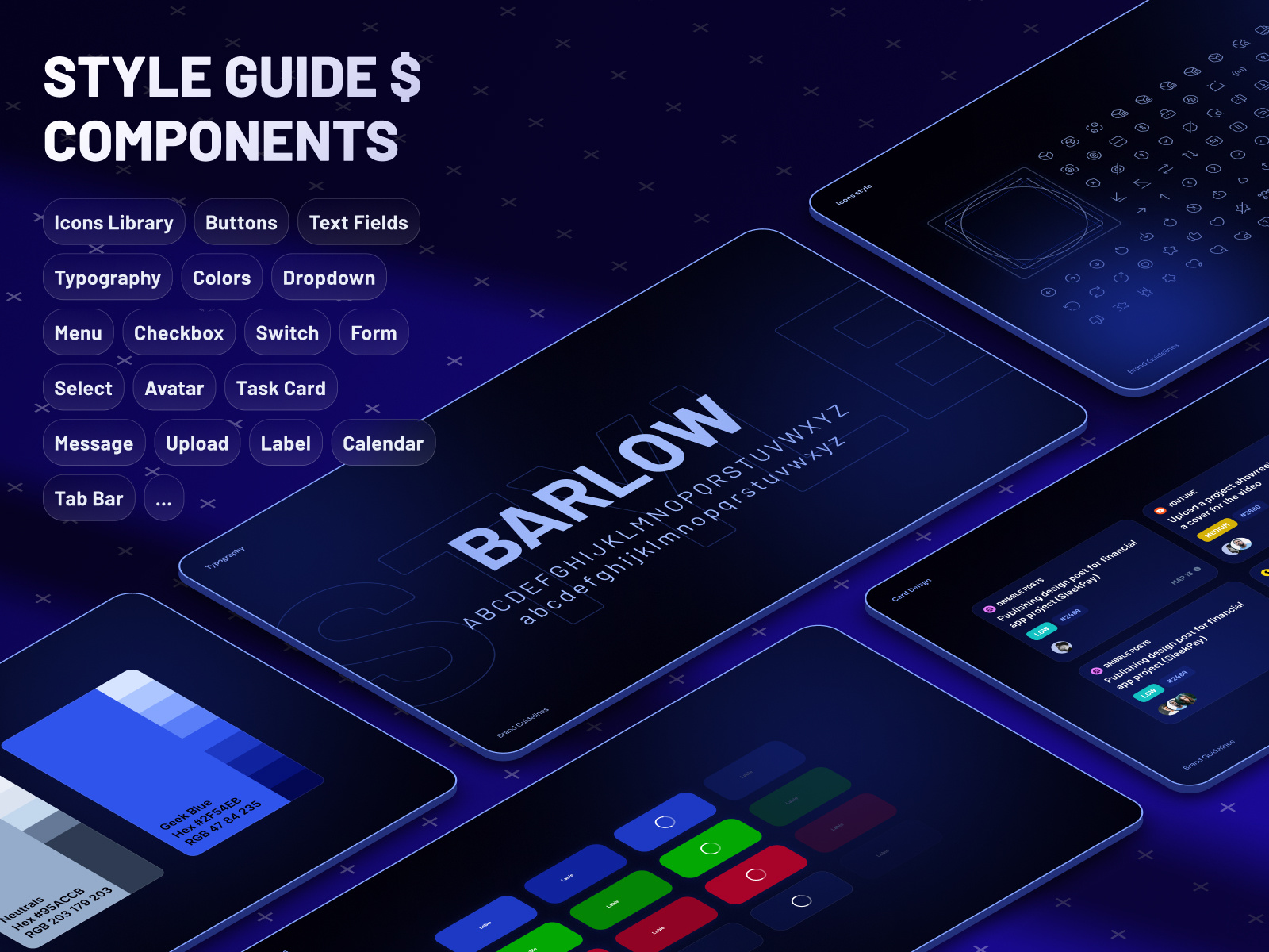 Taske - Project & Task Management Dashboard UI KIT by Di Smolskii on Dribbble