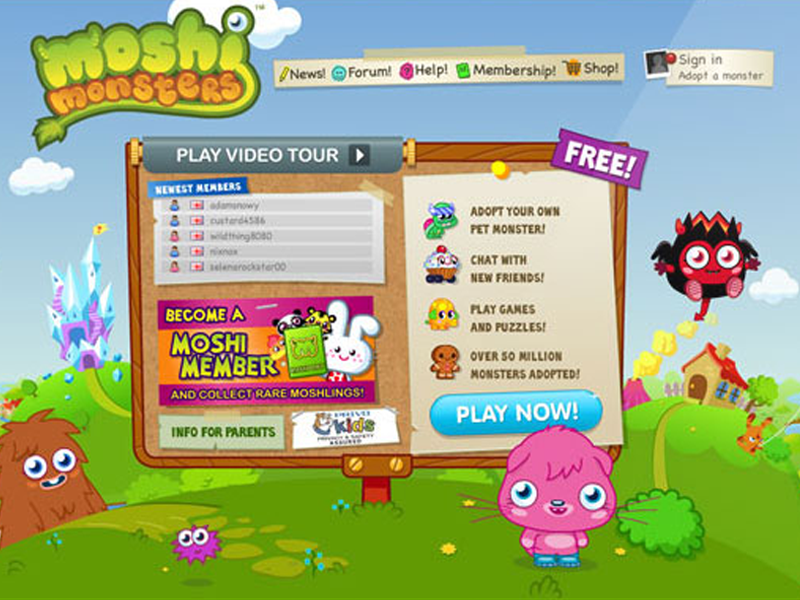 Moshi Monsters by Axel Gutschenreiter on Dribbble