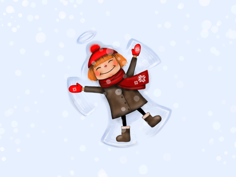 Snow Angel Animated Gif