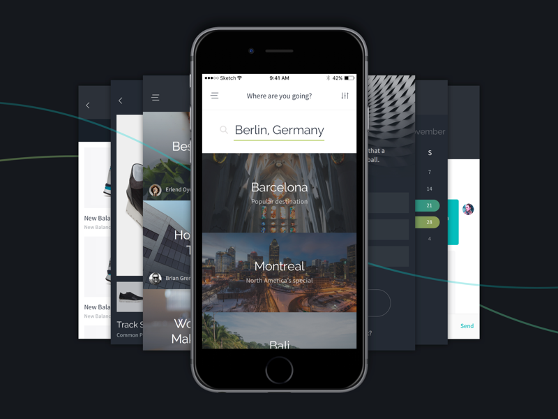 Routes UI Kit by BEANS on Dribbble