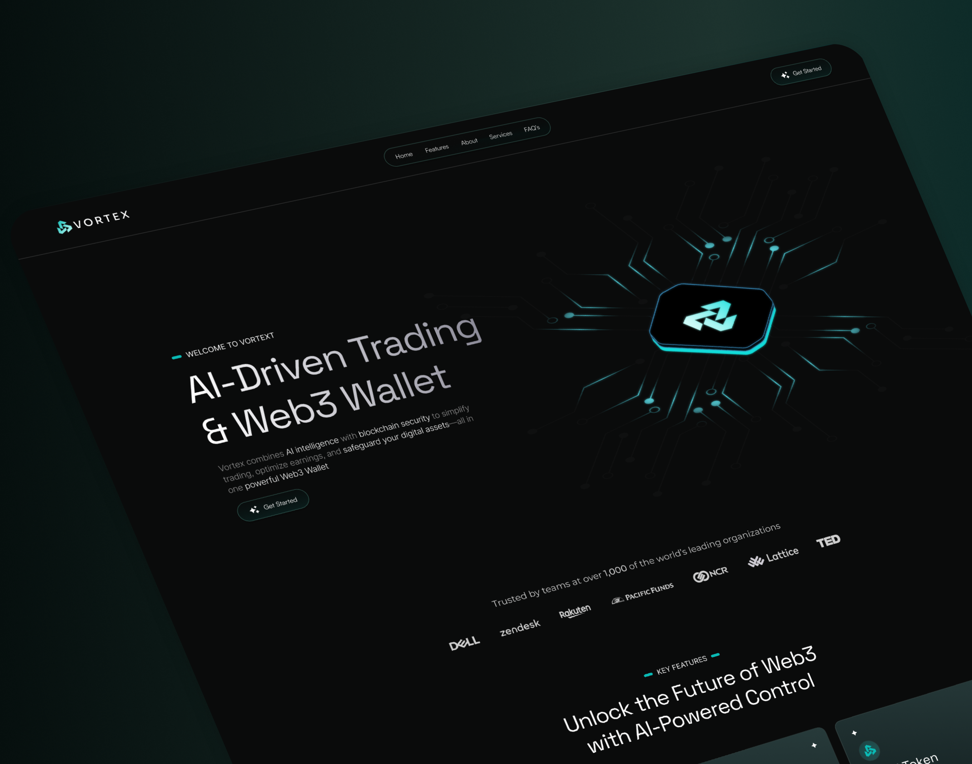 Vortex AI Website by Ali Hyder on Dribbble