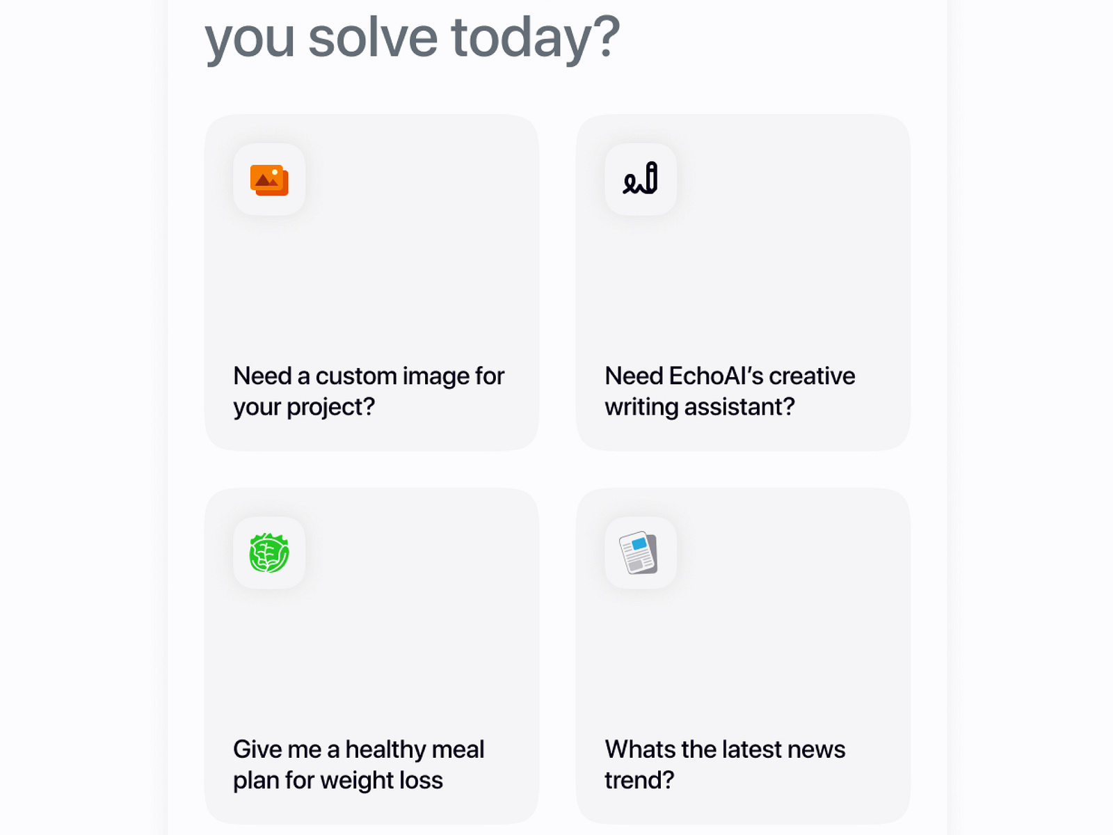 EchoAI- AI assistant based platform by Bukome Akporoghene on Dribbble