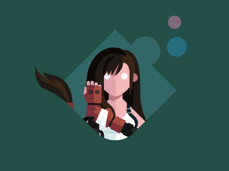 Tifa Lockhart - FFVII design series by Michael B. Myers Jr. on Dribbble